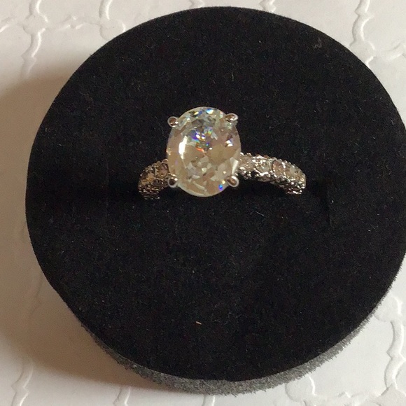 Jewelry | 2ct Oval Cut Diamond Engagement Ring | Poshmark